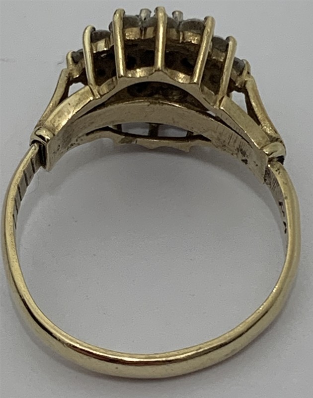 9ct Yellow Gold Ladies Ring Size P½ | 038600320148 | Cash Converters