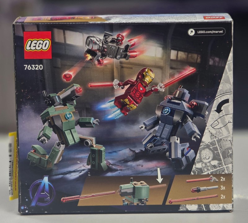 Lego Lego Marvel Iron Man & War Machine Vs Hammer Drones | 019900299681 ...