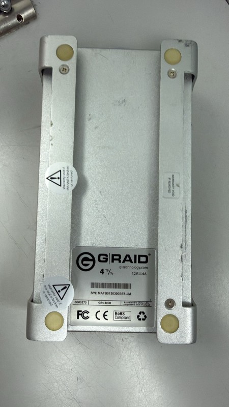 G-Technology, External Hard Drive Array, 4TB G-Raid, Black ...