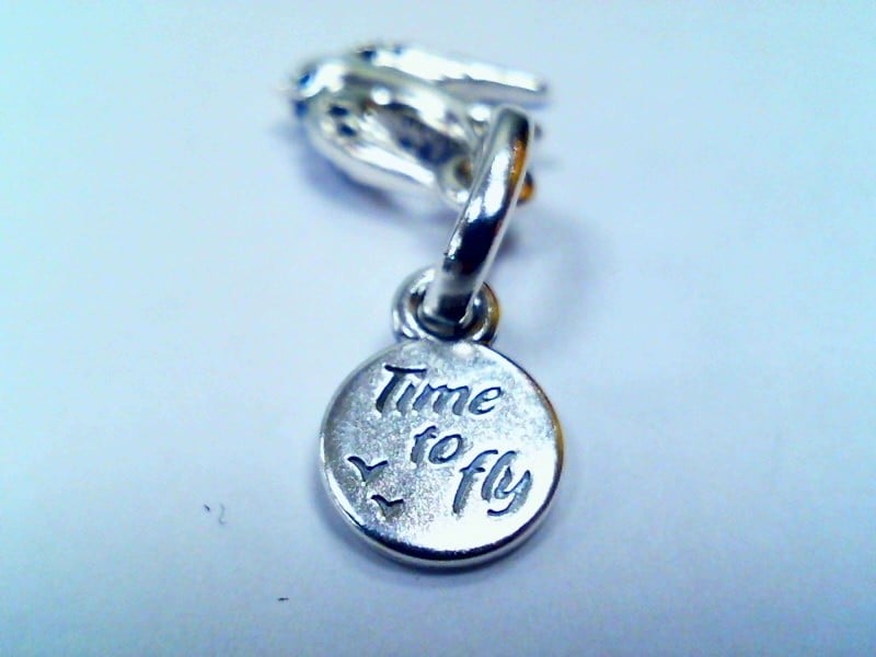 Silver Silver Blue Stone Bird Pendant Necklace 2.1G | 021700412916 ...