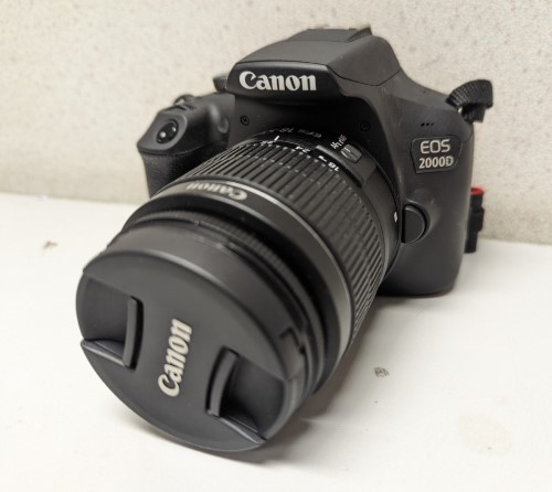 Digital Camera Canon 2000D With 18-55mm Lens | 016500232277 | Cash ...