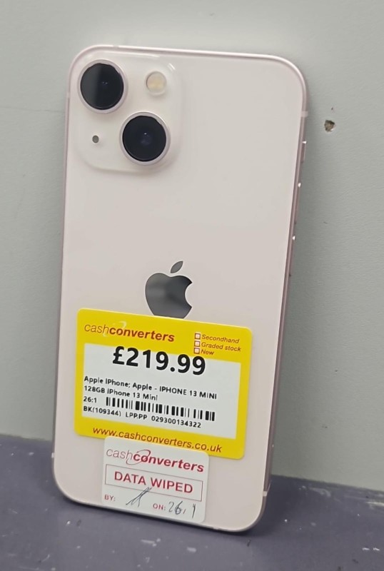 Apple iPhone 13 Mini 128GB / Unlocked 128GB Pink | 029300134322 | Cash ...