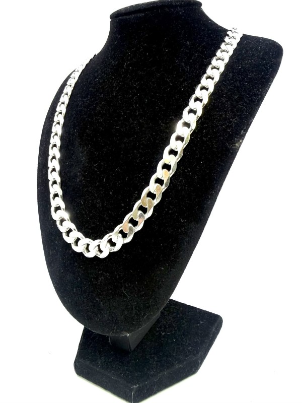 Silver Curb Chain 53cm 61G | 030100257671 | Cash Converters