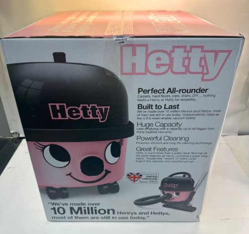 Hetty Het-160-11 Hoover . Pink | 037500086675 | Cash Converters