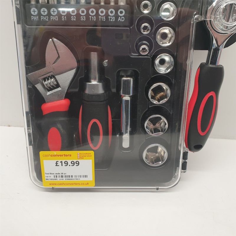 Asda 38 Piece Stubby Tool Set. | 038600317811 | Cash Converters