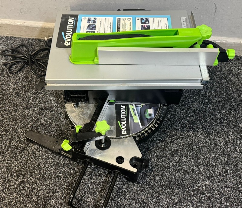 Evolution Fury 6 210mm Multi Purpose Mitre Table Saw 1200W 240V ...