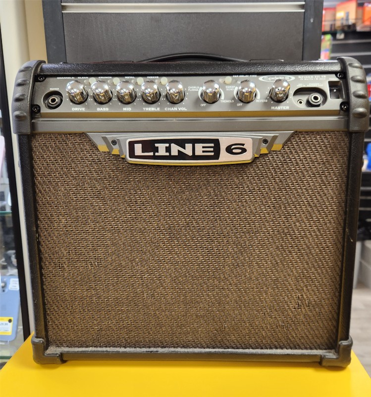Line 6 Spider Iii 15 - Combi Amp W/ Onboard Fx Black | 057900041860 ...