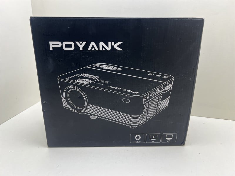 Poyank Home Projector White | 019000206722 | Cash Converters