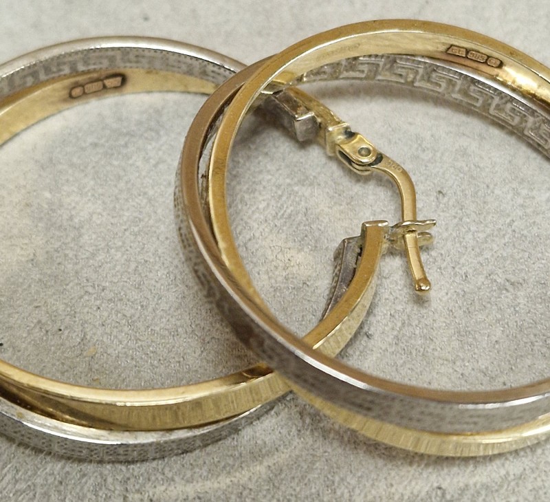 14ct Yellow And White Gold Earring Pierced 4.64G | 035000158283 | Cash ...