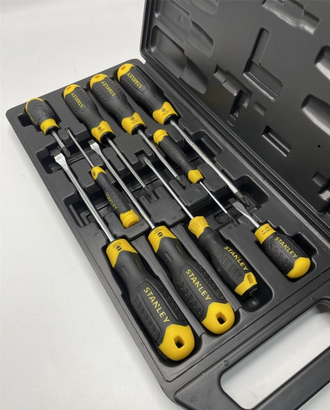 Stanley 10 Piece Screwdriver Set Black | 027300096859 | Cash Converters