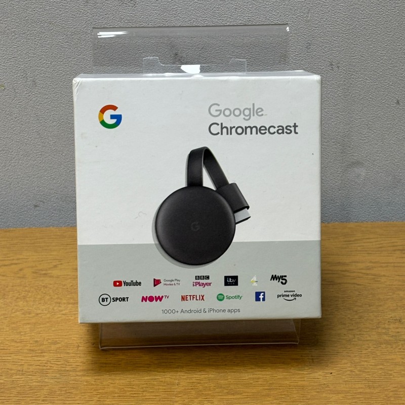 Google Chromecast 3rd Gen Black | 032000121802 | Cash Converters