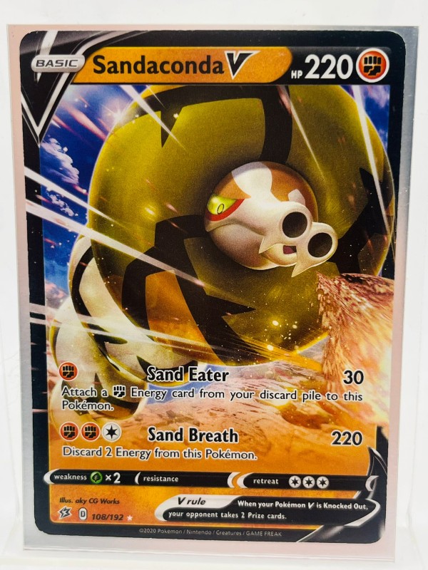 Trading Card Pokemon Sandaconda V 108/192 | 034300177481 | Cash Converters