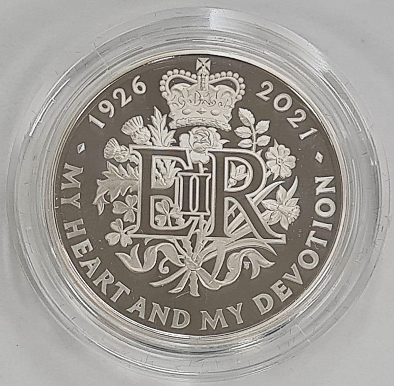 95th Birthday Of Hrh The Queen £5 Silver Coin 28.28G | 032000120670 ...