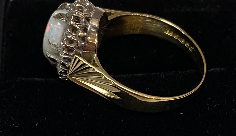 18ct 750 Yellow Gold Unisex Ring Size N | 017400338459 | Cash Converters