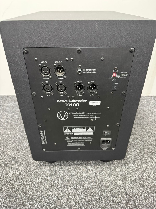 Eve Audio Gmbh Ts108 Subwoofer (600W) Black | 047700184950 | Cash ...