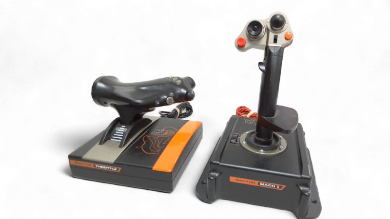 Gaming Accessory Raptor Mach 1 Throttle & Flight Stick | 020800219095 ...