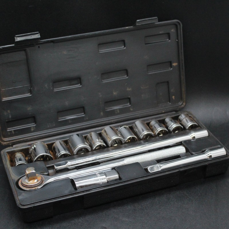 Draper Socket Set, 15Pcs, Slightly Rusted Black | 046000120632 | Cash ...