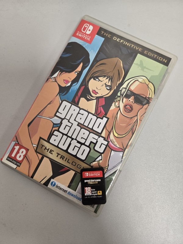 Grand Theft Auto The Trilogy Nintendo Switch | 041500143356 | Cash ...