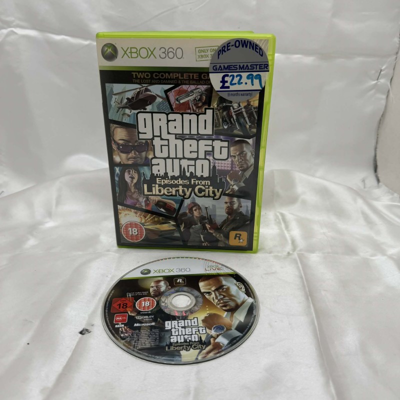 Grand Theft Auto Episodes From Liberty City Xbox 360 | 046000125157 ...