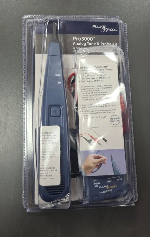 Fluke Pro3000 Analog Tone & Probe Kit | 029500135904 | Cash Converters