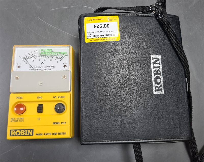 Multimeter Robin Phase Earth Loop Tester | 018000222376 | Cash Converters
