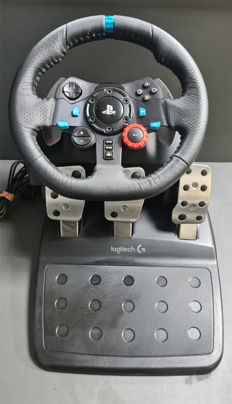 G29 With Pedals And Power Cable Logitech Steering Wheel Black ...