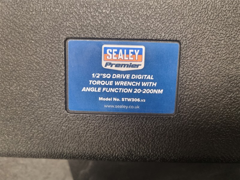 Sealey Stw306 Angle Torque Wrench Digital 1/2"Sq Drive 20-200Nm(14.7 ...