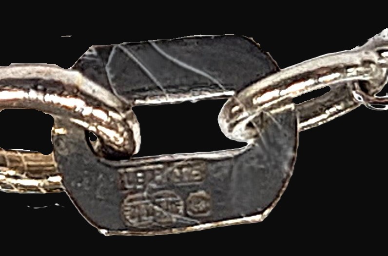 9Ct White Gold Necklace With Cubic Zirconia Heart Pendant Necklace 2.1G ...