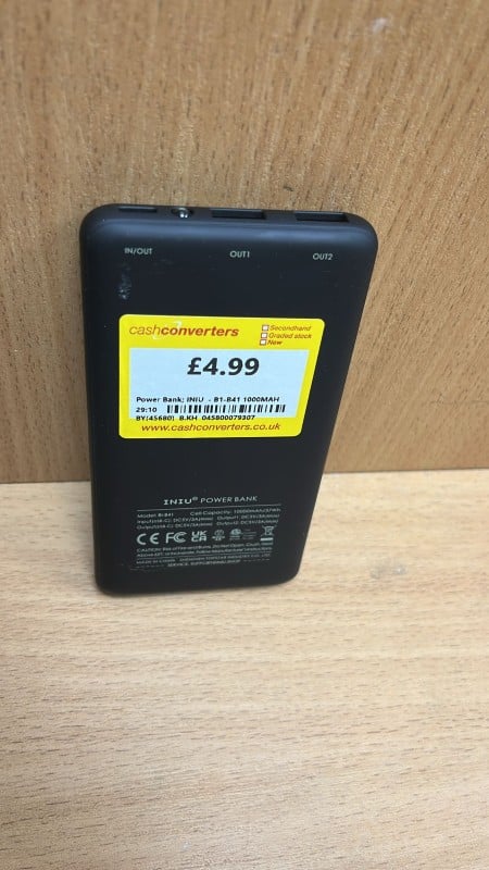 Iniu B1-B41 1000Mah Black | 045800079307 | Cash Converters