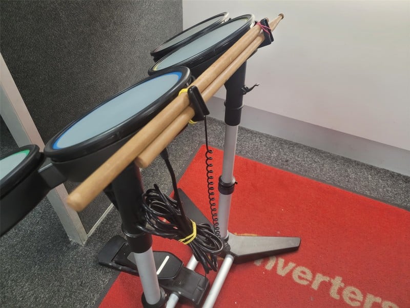 Rock Band Kit For Ps2 & Ps3 Drum Set With 2 X Games Black ...